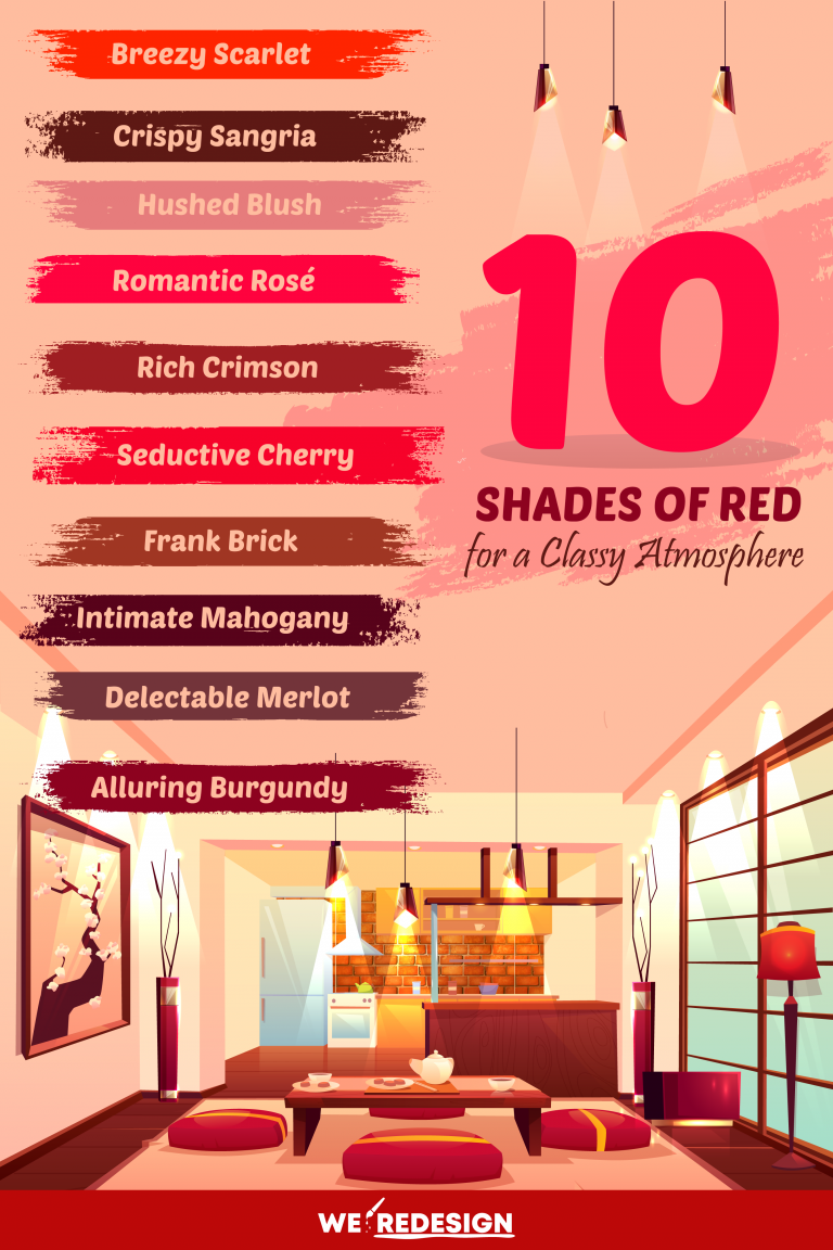 10 Shades of Red for a Classy Atmosphere | Storables