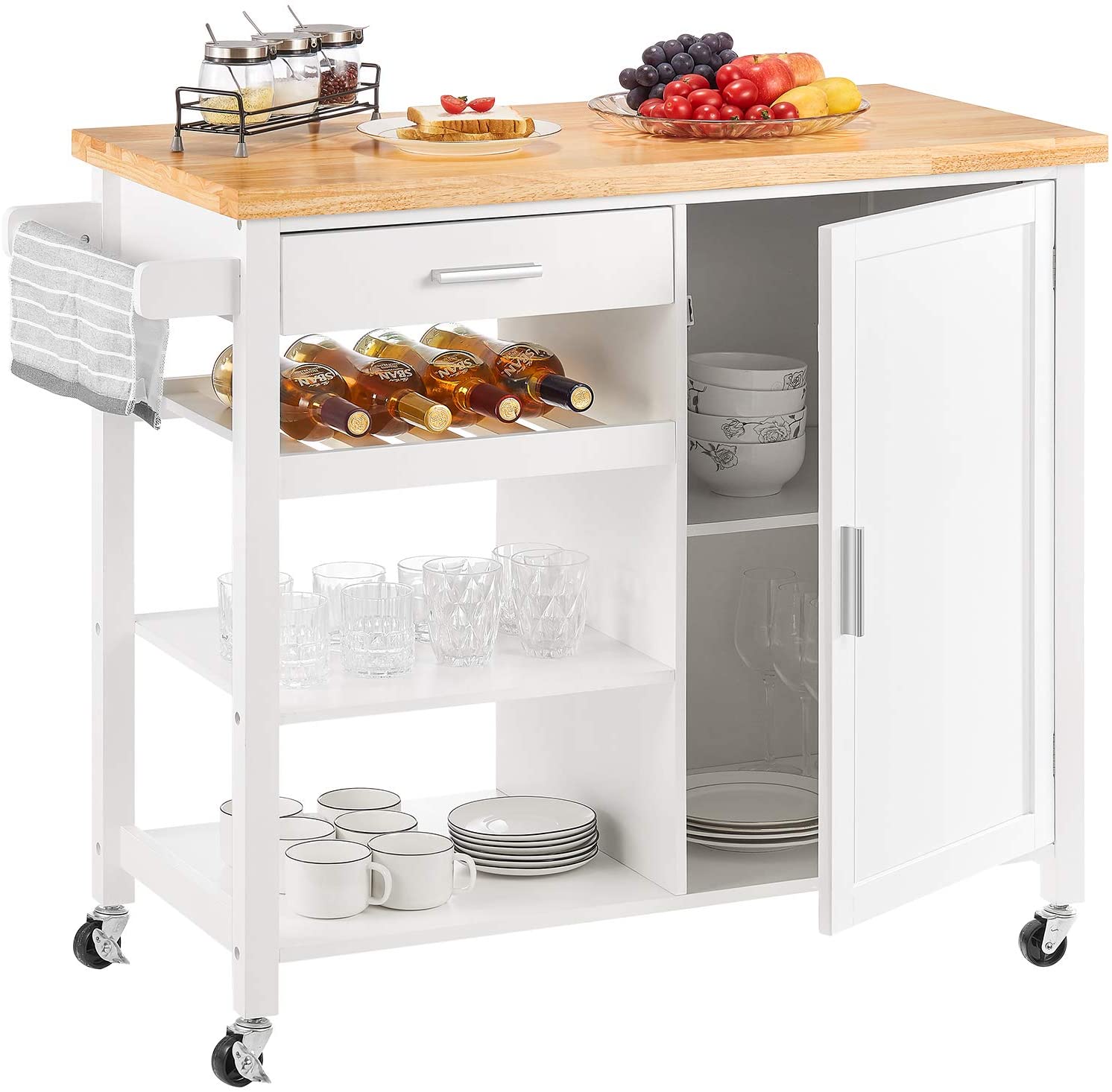 20 Brilliant Ways to Efficiently Use Your Kitchen Storage Cart | Storables