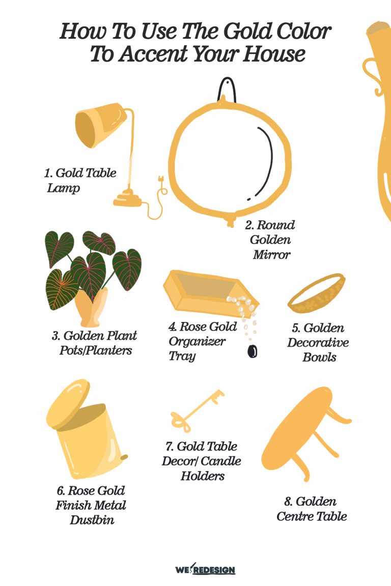 How To Use The Gold Color To Accent Your House | Storables