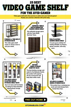 25 Best Video Game Shelf For The Avid Gamer | Storables