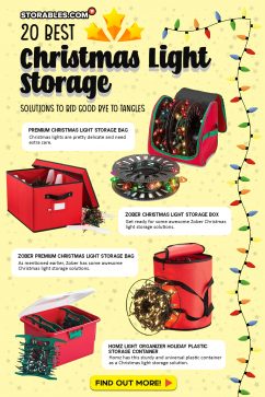 20 Best Christmas Light Storage To Bid Tangles Goodbye | Storables