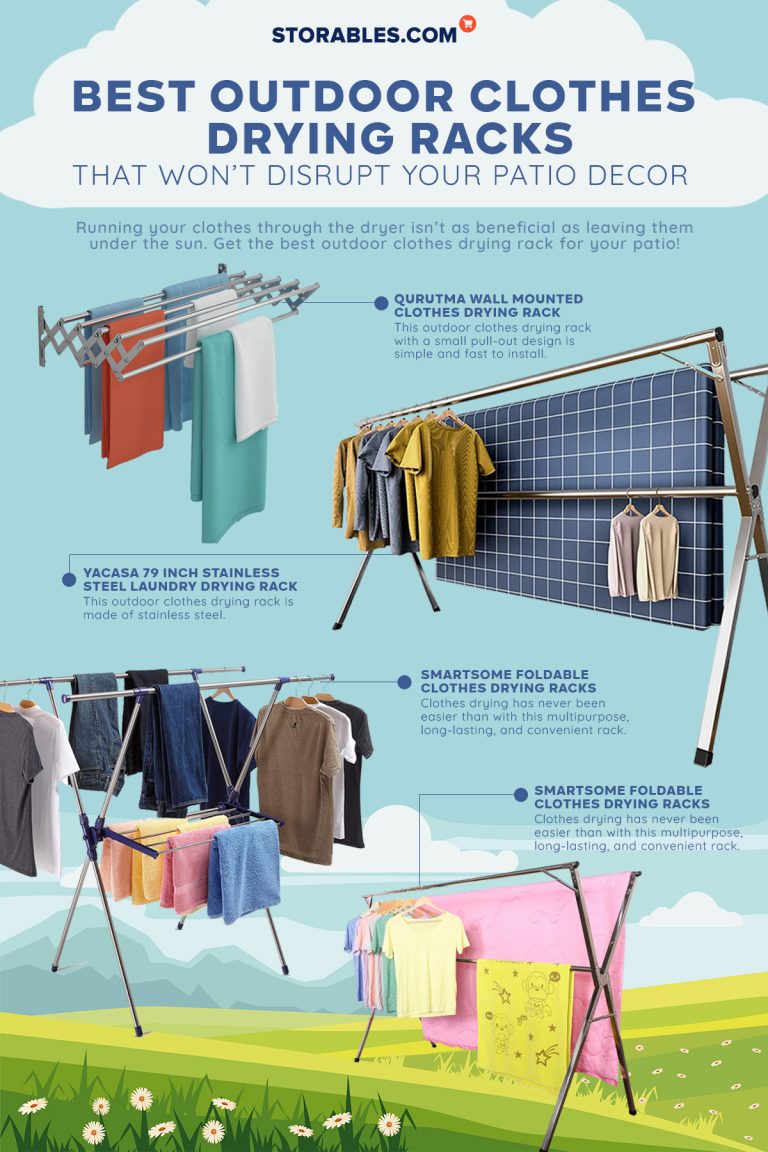 Best Outdoor Clothes Drying Rack That Won't Disrupt Your Patio Decor