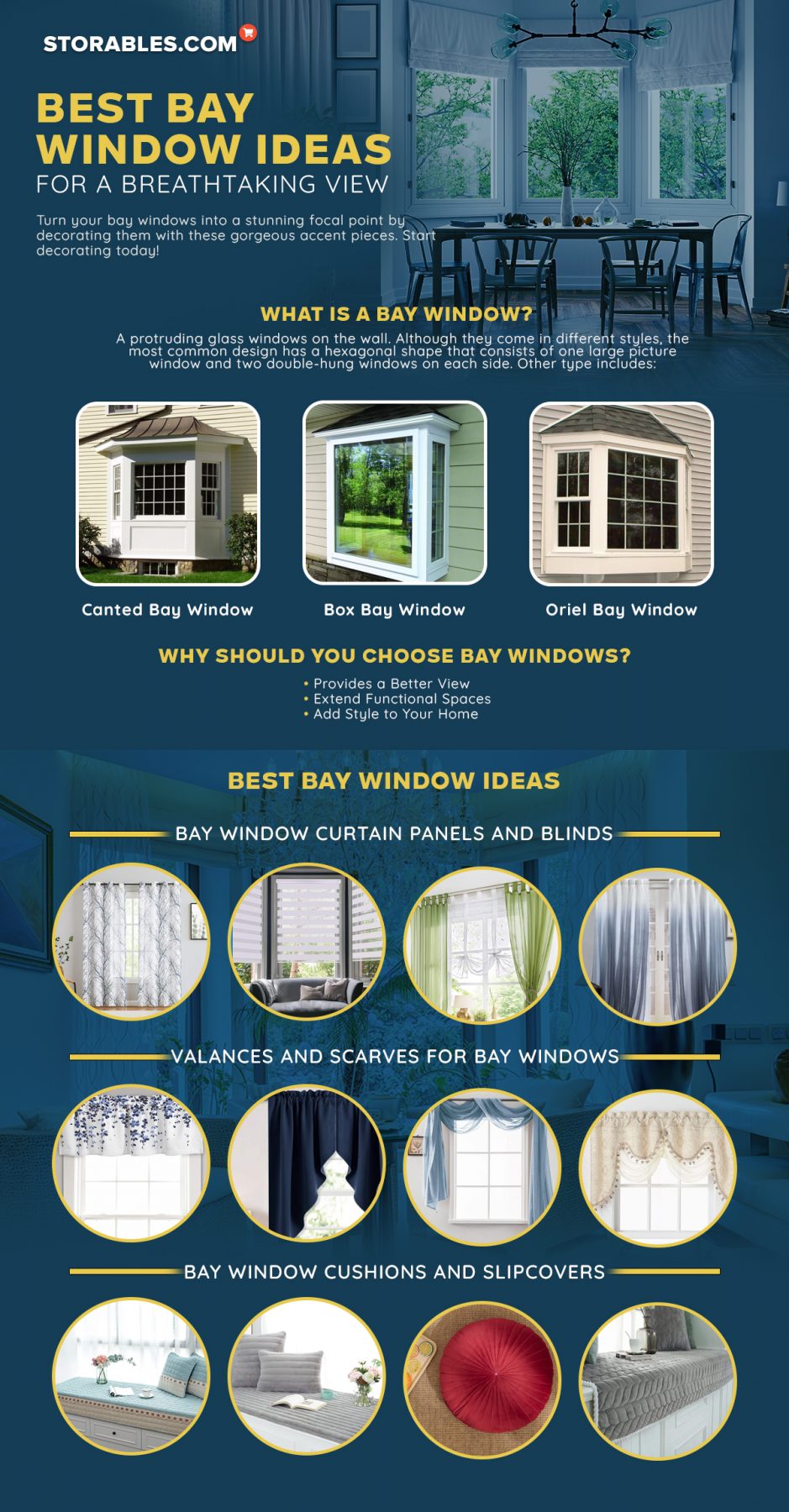 15 Best Bay Window Ideas for a Breathtaking View | Storables