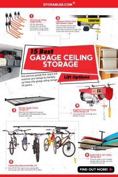15 Best Garage Ceiling Storage Lift Options (In 2022) | Storables