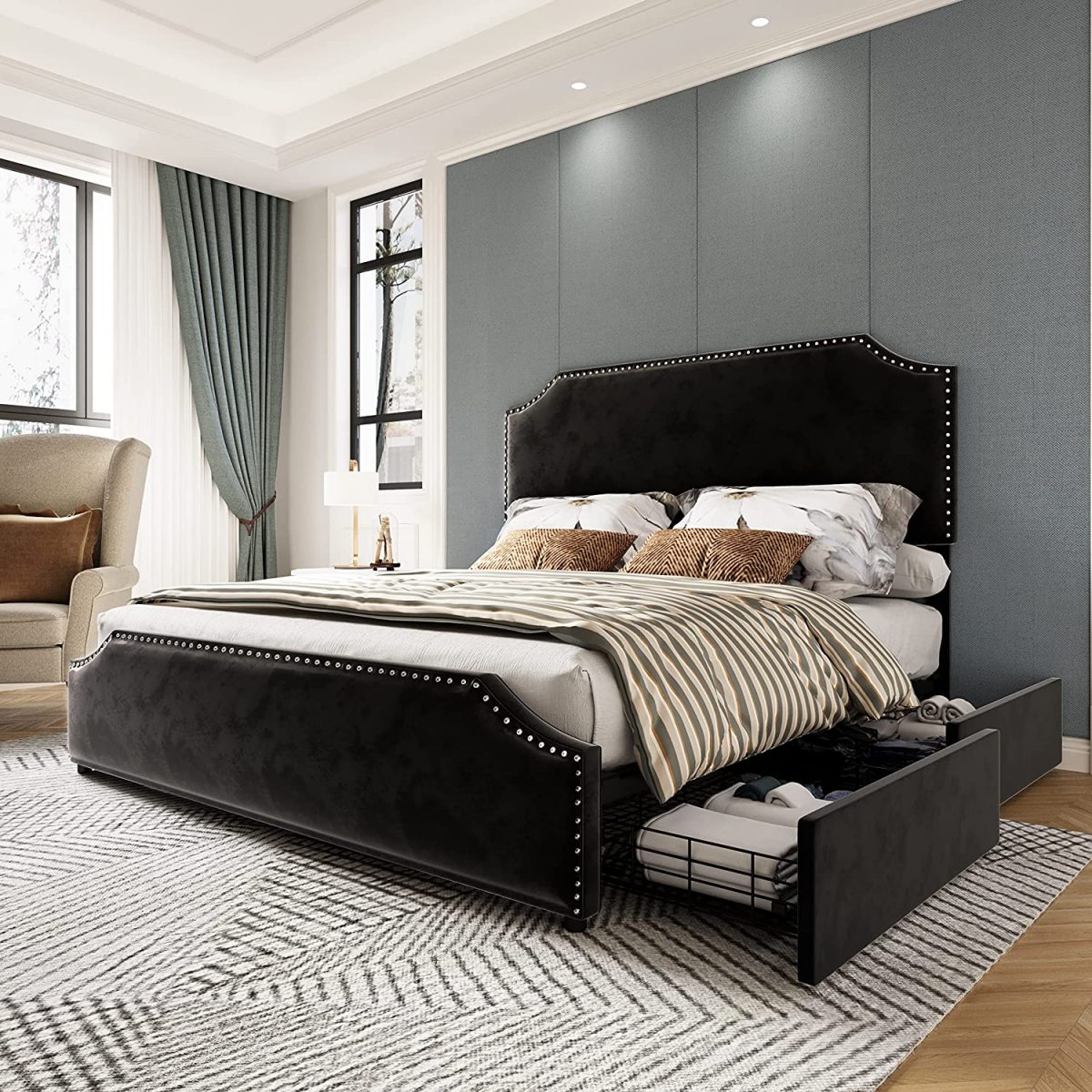 10 of the Hottest Upholstered Storage Bed Picks | Storables