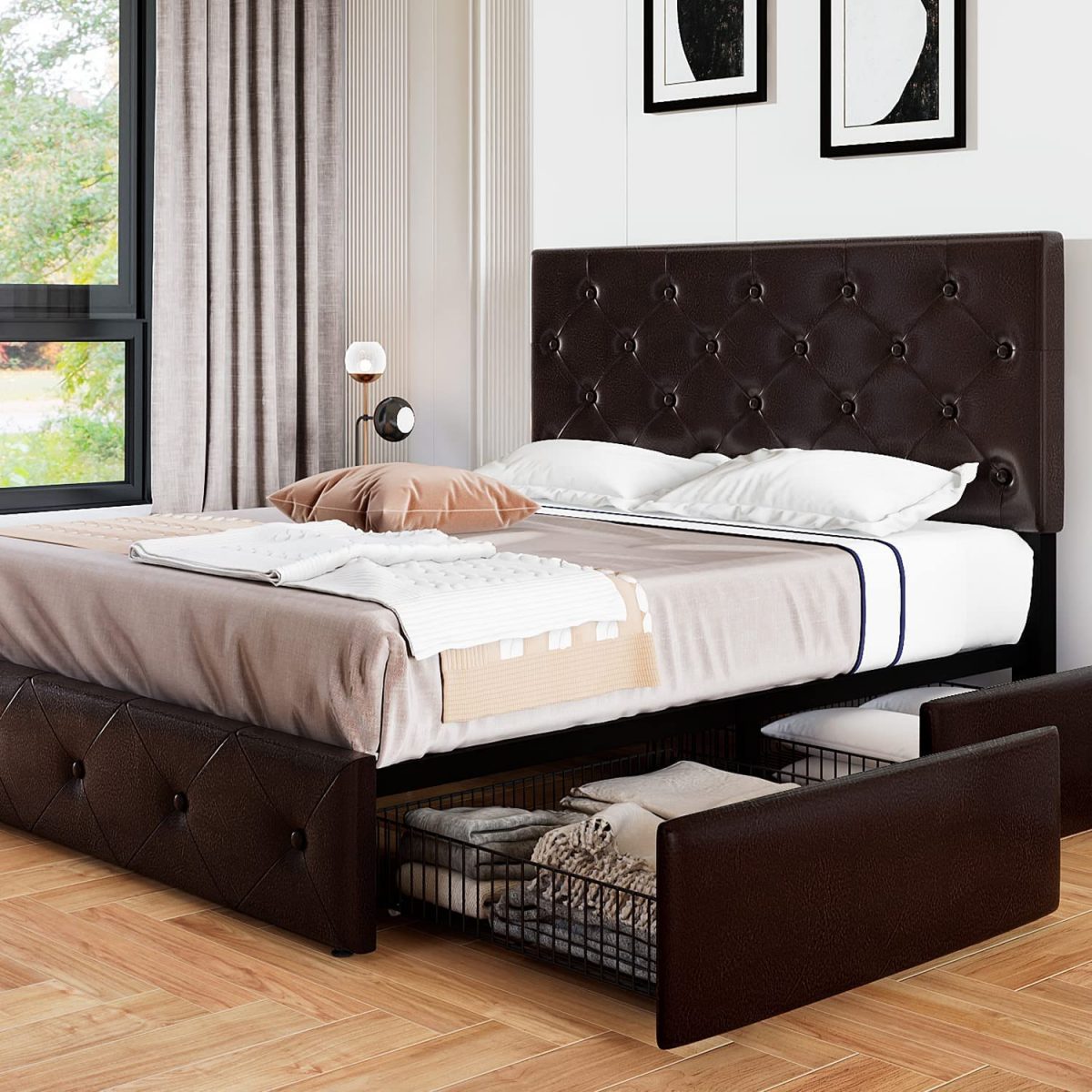 10 Best Queen Storage Bed Picks to Keep You Organized | Storables