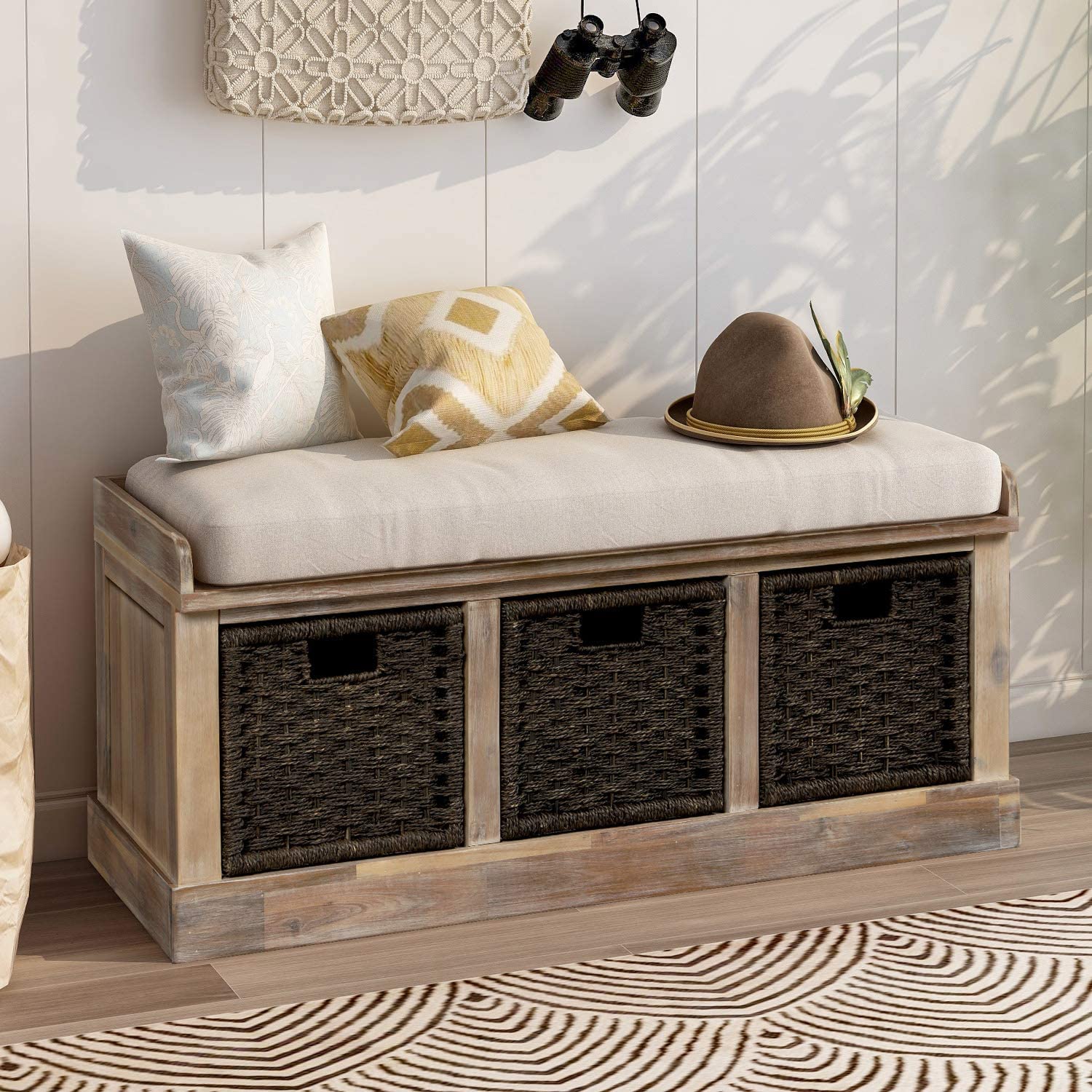 5 Cute Cube Storage Bench Picks to Organize Your Home | Storables