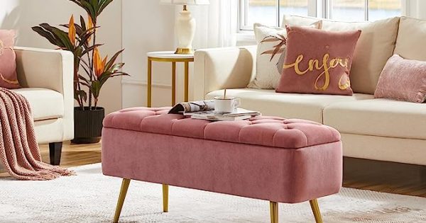 Top 5 Pink Storage Ottoman Picks For Your Home | Storables