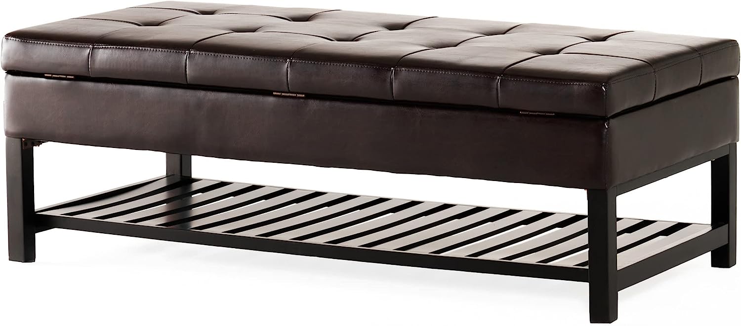 Top 15 Large Storage Ottoman Picks for Your Home (Over 40”) | Storables