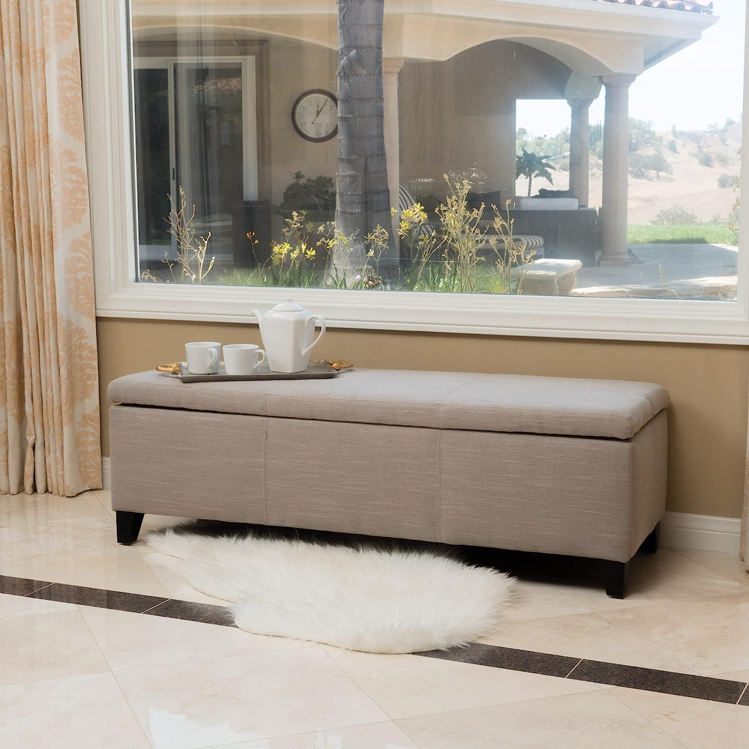 Top 15 Large Storage Ottoman Picks for Your Home (Over 40”) | Storables